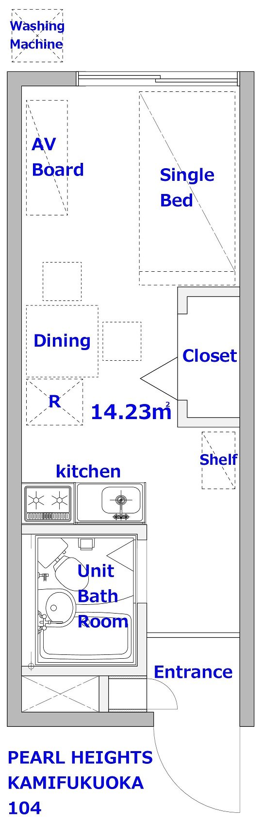 PEARL HEIGHTS KAMI-FUKUOKA | Saitama Fujimino city | Find a share house ...